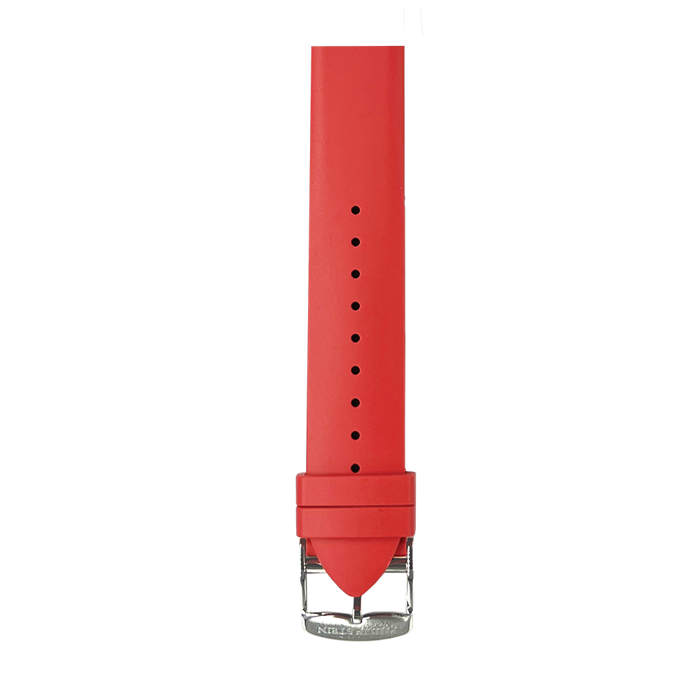 Philip Stein Red Rubber Strap - Model 1-NRR