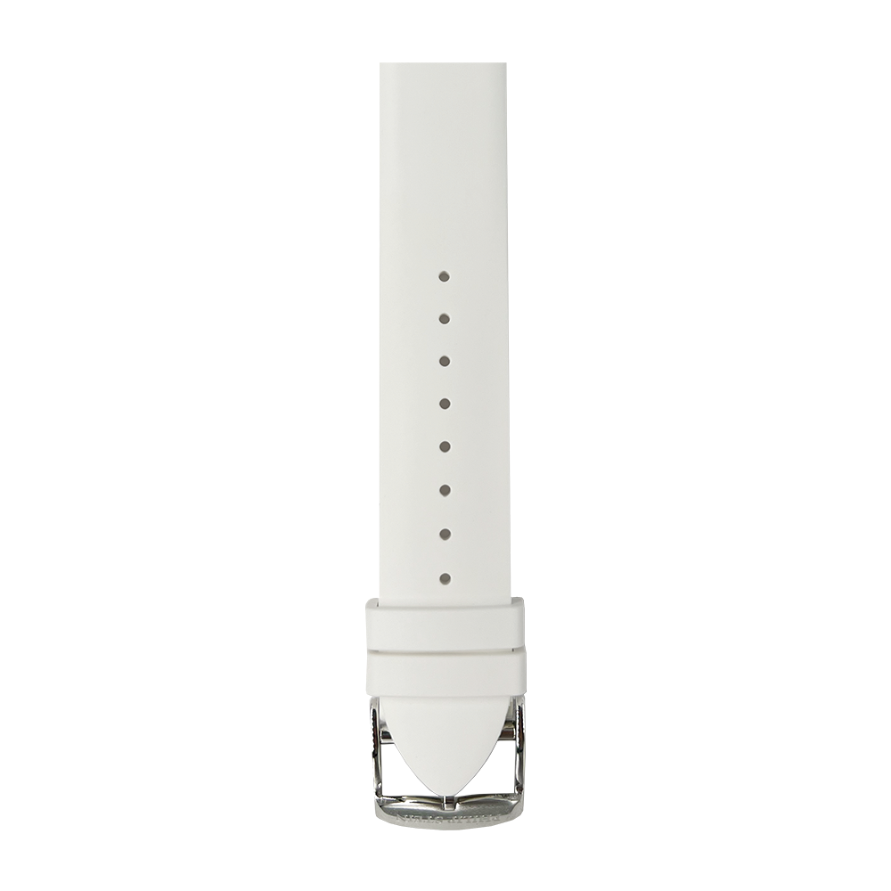 Philip Stein White Rubber Strap - Model 2-NRW